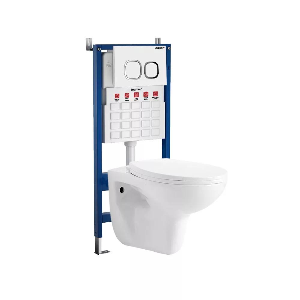Roya 83W falba építhető WC tartály szett | Gemini-Duo - Gemini-Du